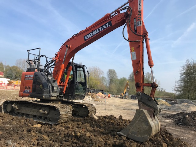 Large Excavators | Hire Today 01992 787777 | Orbital EquipmentOrbital ...